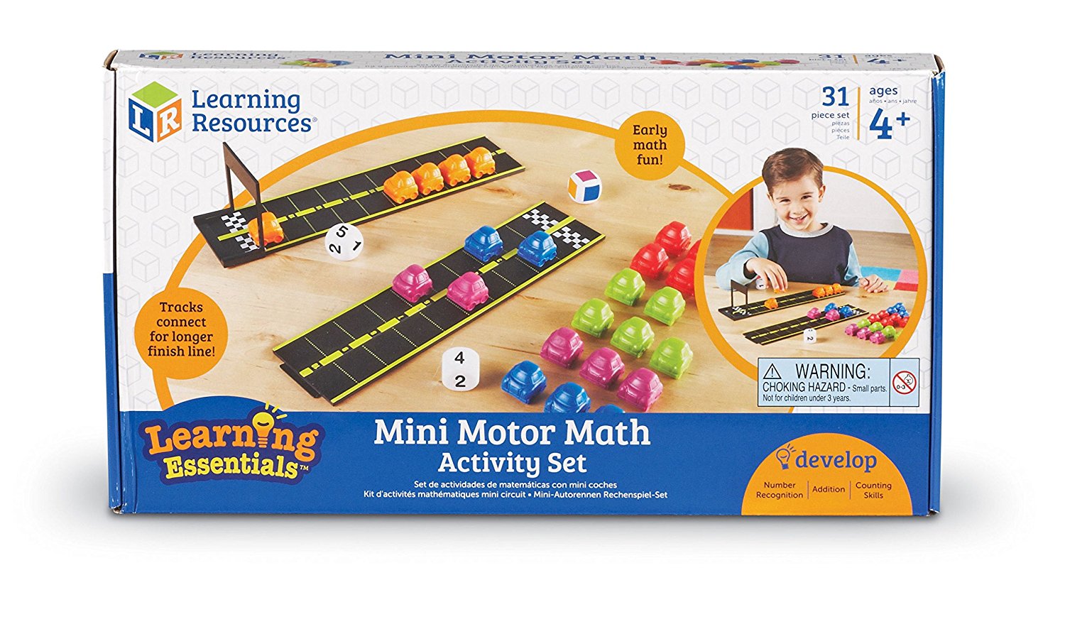 Learning Resources Mini Motor Math Activity Set, Early Years Numeracy ...