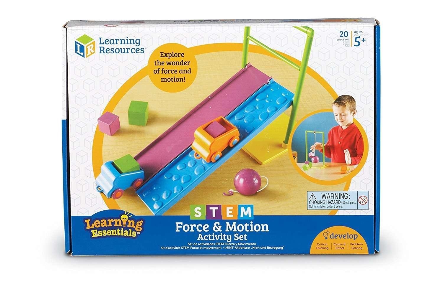 Learning Resources STEM Force and Motion Activity Set, Hands-On Scienc ...