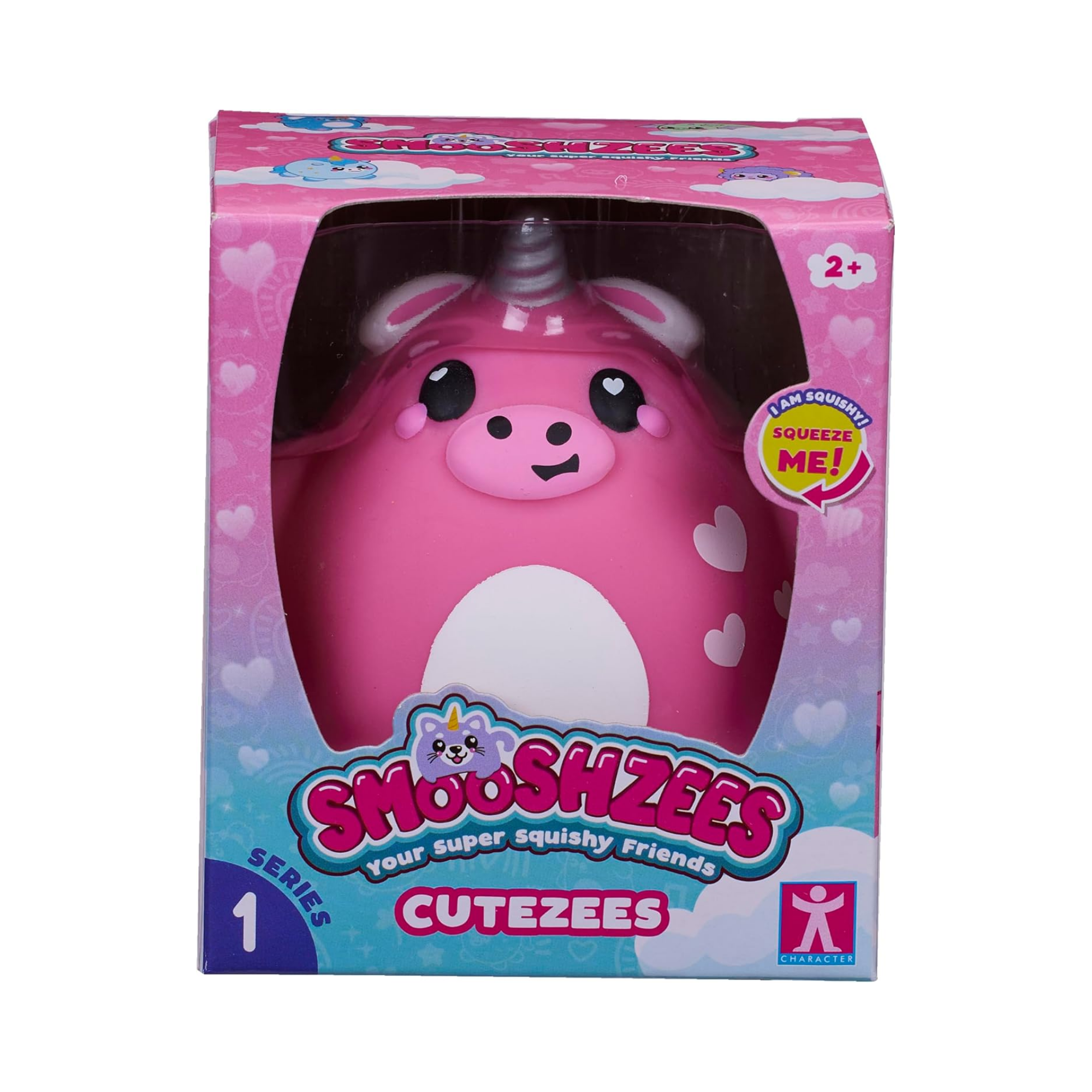 Smooshzees Cutezees Scarlet, Pink Unicow, Collectable Characters, Supe ...