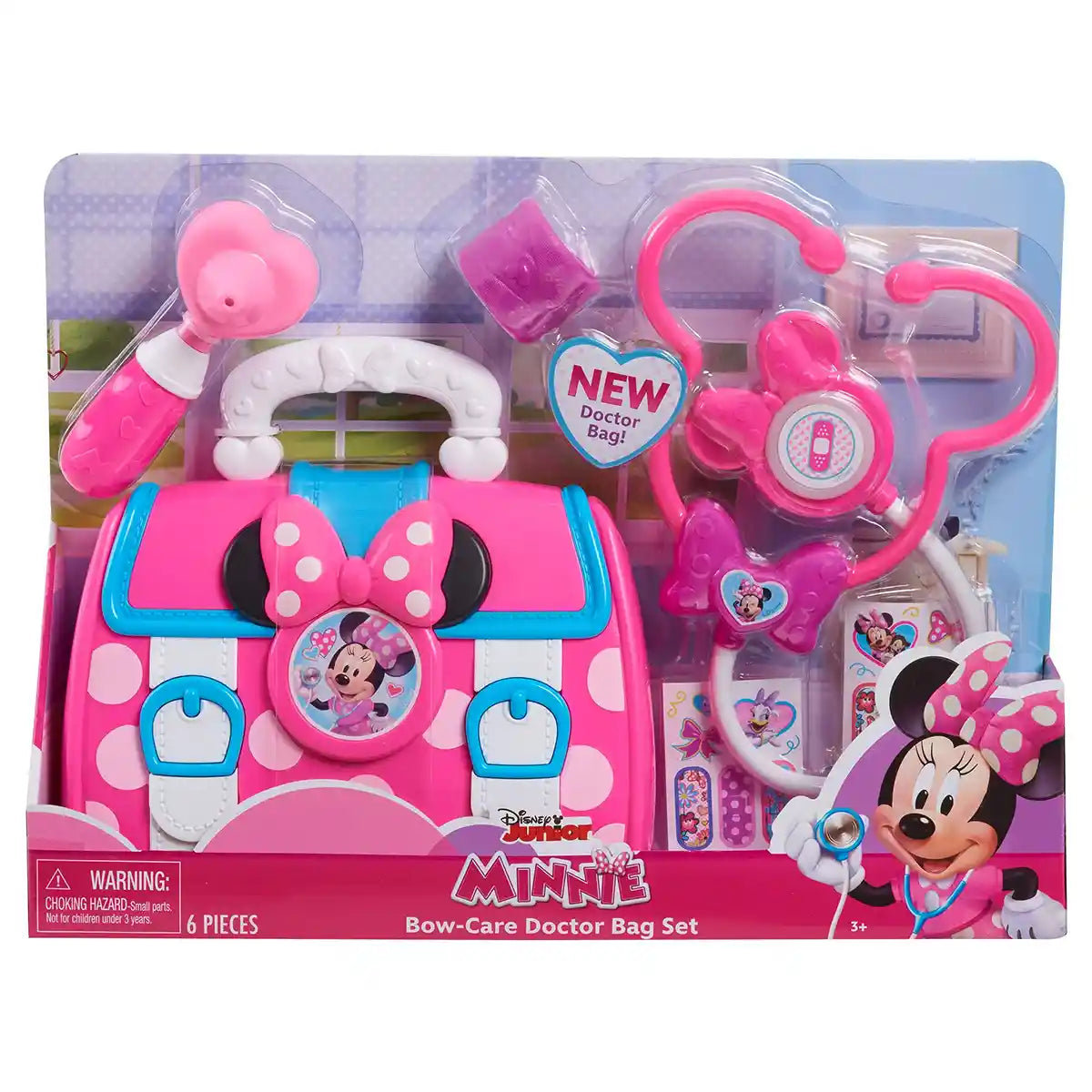 Disney Junior Minnie Mouse Bow-Care Doctor Bag Set with Lights and Sou ...