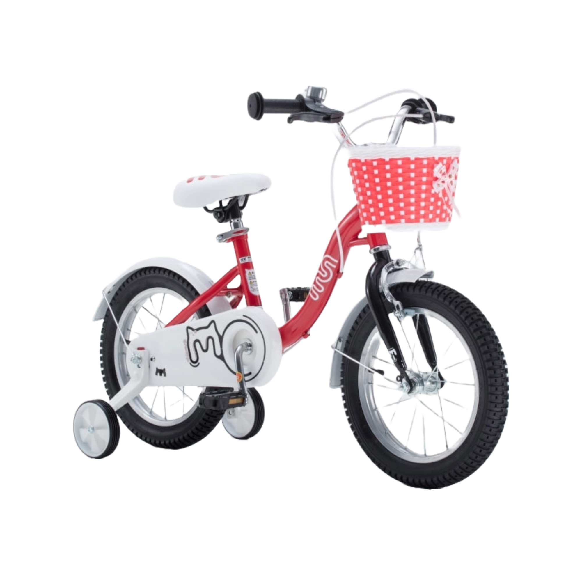 Chipmunk MM 12 Inch Bicycle with Lightweight Steel Frame, Basket, Adju ...