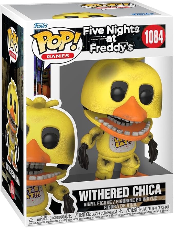 Funko Pop! Games: Five Nights At Freddy's (FNAF) - Withered Chica the ...