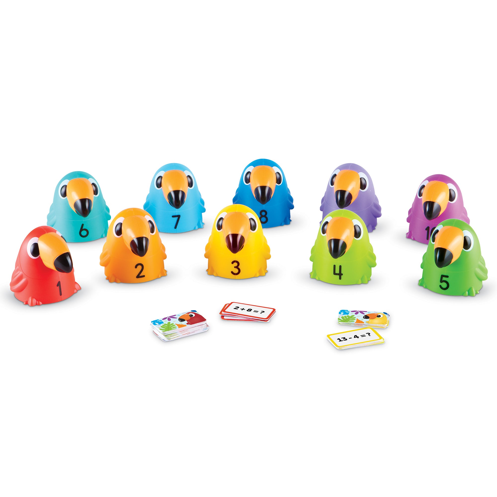Learning Resources Toucans to 10, Addition and Subtraction Fact Family ...