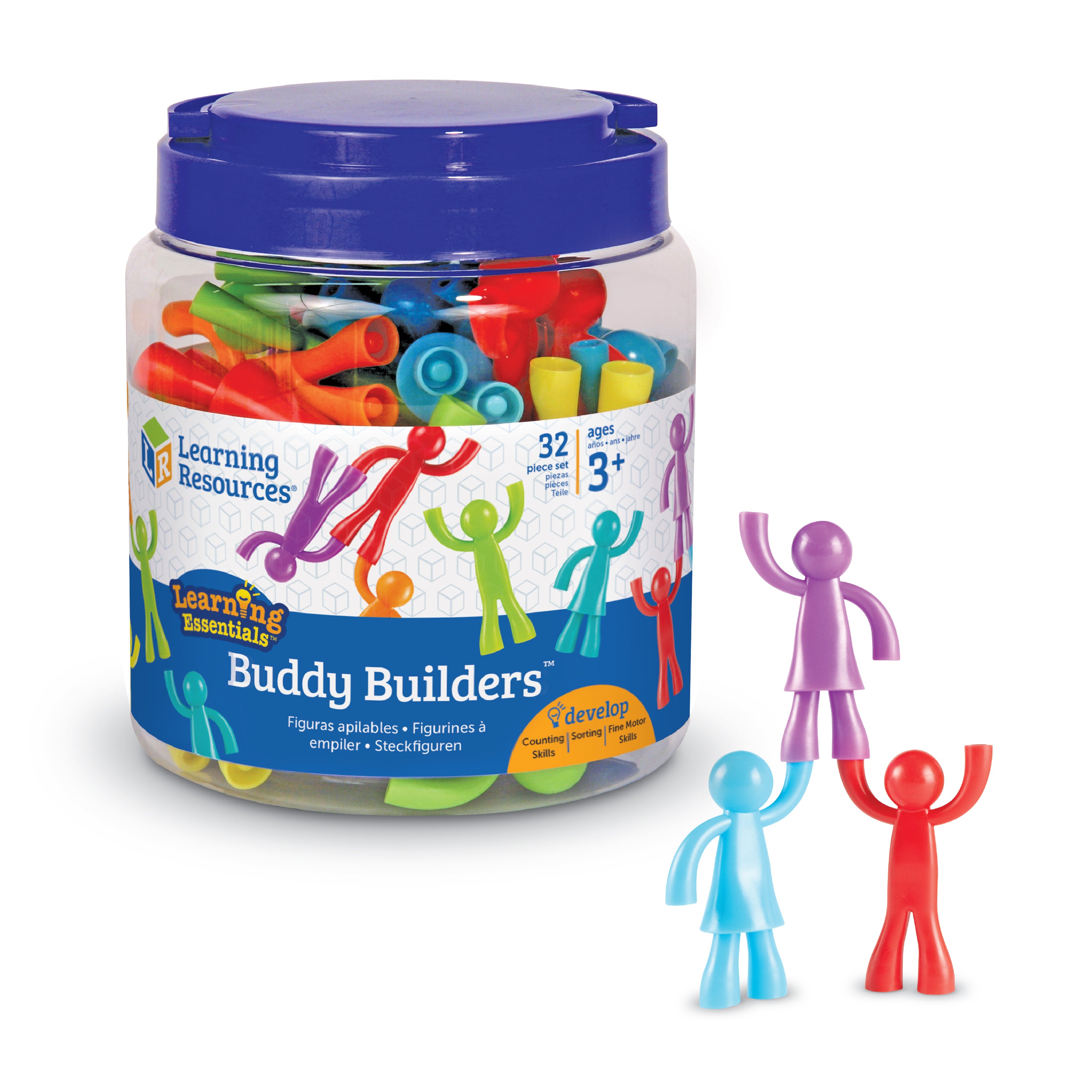 Learning Resources All About Me Buddy Builders, Set of 32 Figures, Dev ...